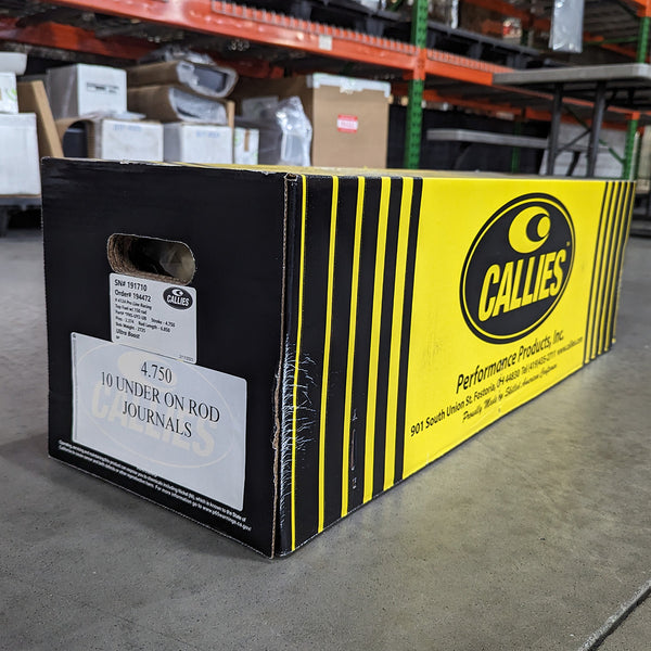 CALLIES HEMI CRANKSHAFT 4.750 10 UNDER ON ROD JOURNALS - Pro Line Racing