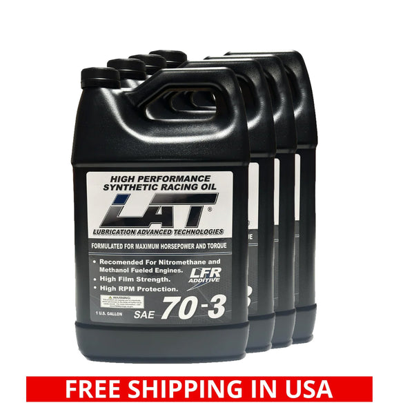 LAT NITRO 70-3 70WT OIL, CASE OF 4 GAL - Proline Racing