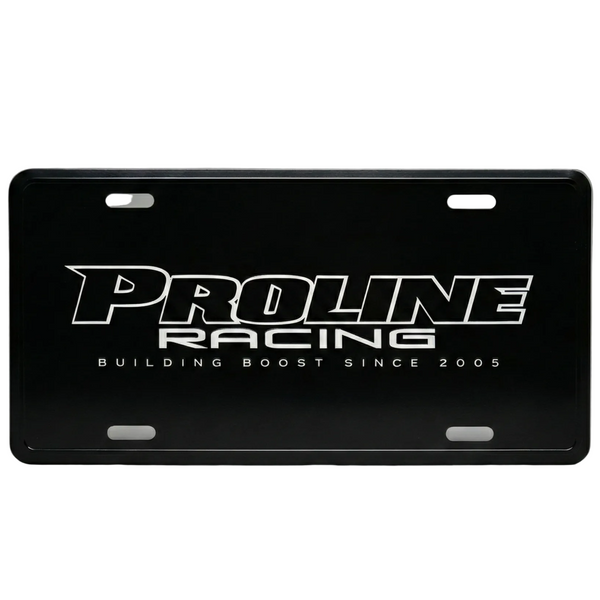 PROLINE MATTE BLACK LICENSE PLATE - Proline Racing